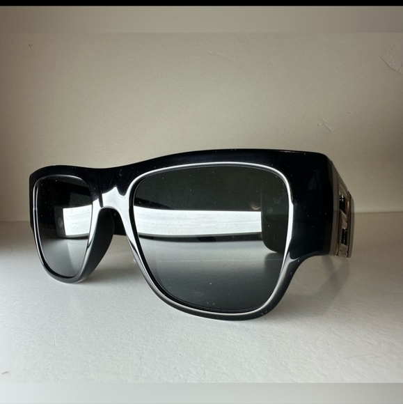 Versace | Accessories | Nwt Versace Greca Sunglasses Mod443 Black With ...